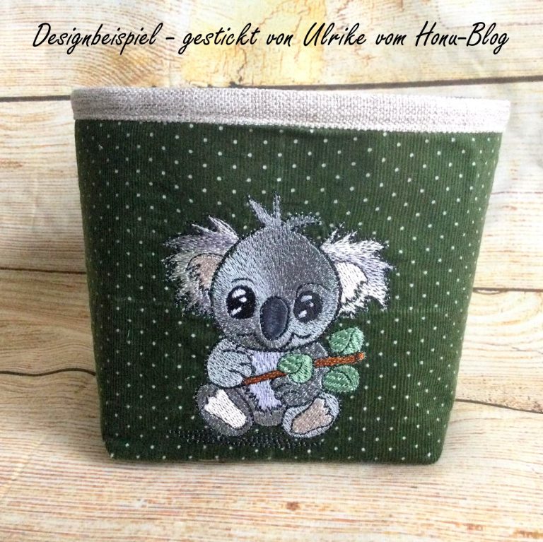 Stickdatei Koala - Baby - Textilkunst von Elfenidee